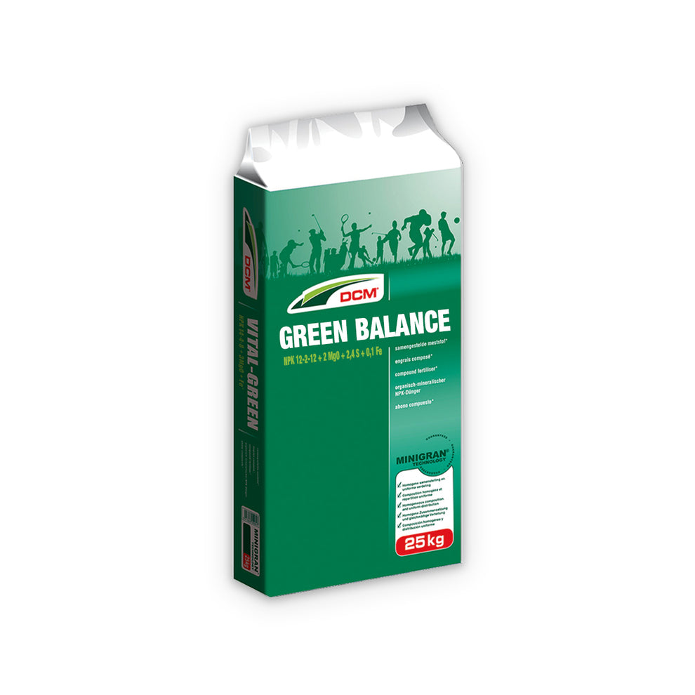 DCM Green Balance Organic Mineral Fertiliser 25kg – Thorntrees Amenity Ltd